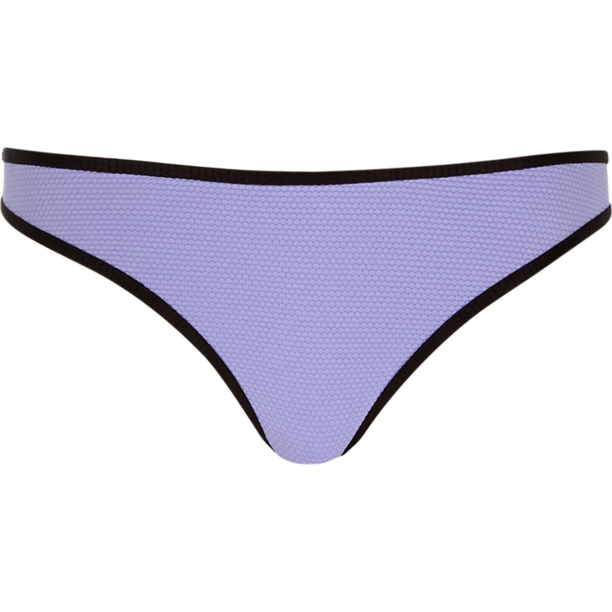 Purple Textured Bikini Bottoms Bikinis Sale Women