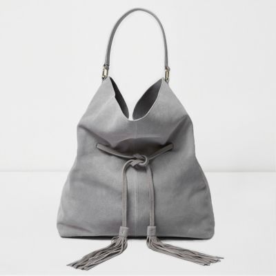 Grey Tote Purse | semashow.com
