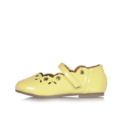 Mini girls yellow ballerina shoes - baby girls shoes - baby girls shoes ...